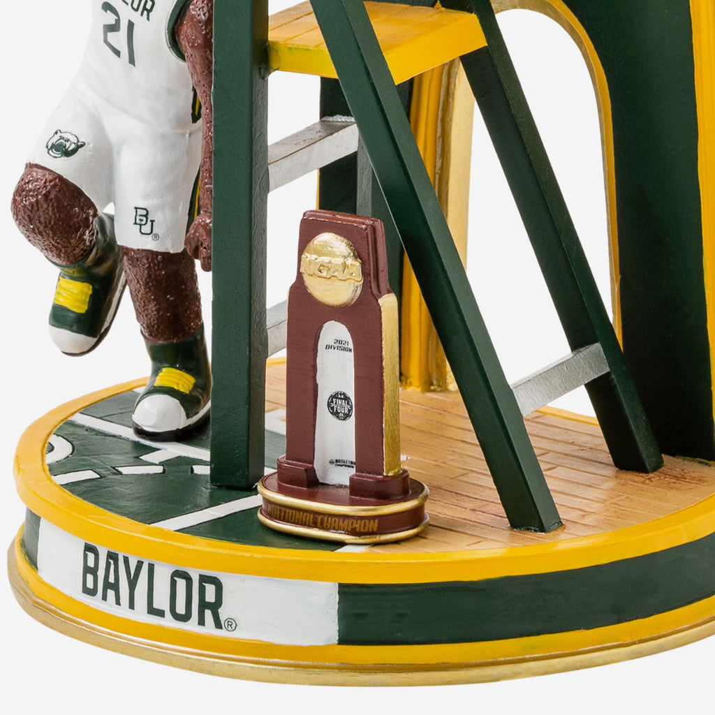 Bruiser Baylor Bears 2021 Mens Basketball National Champions Cutting T FOCO