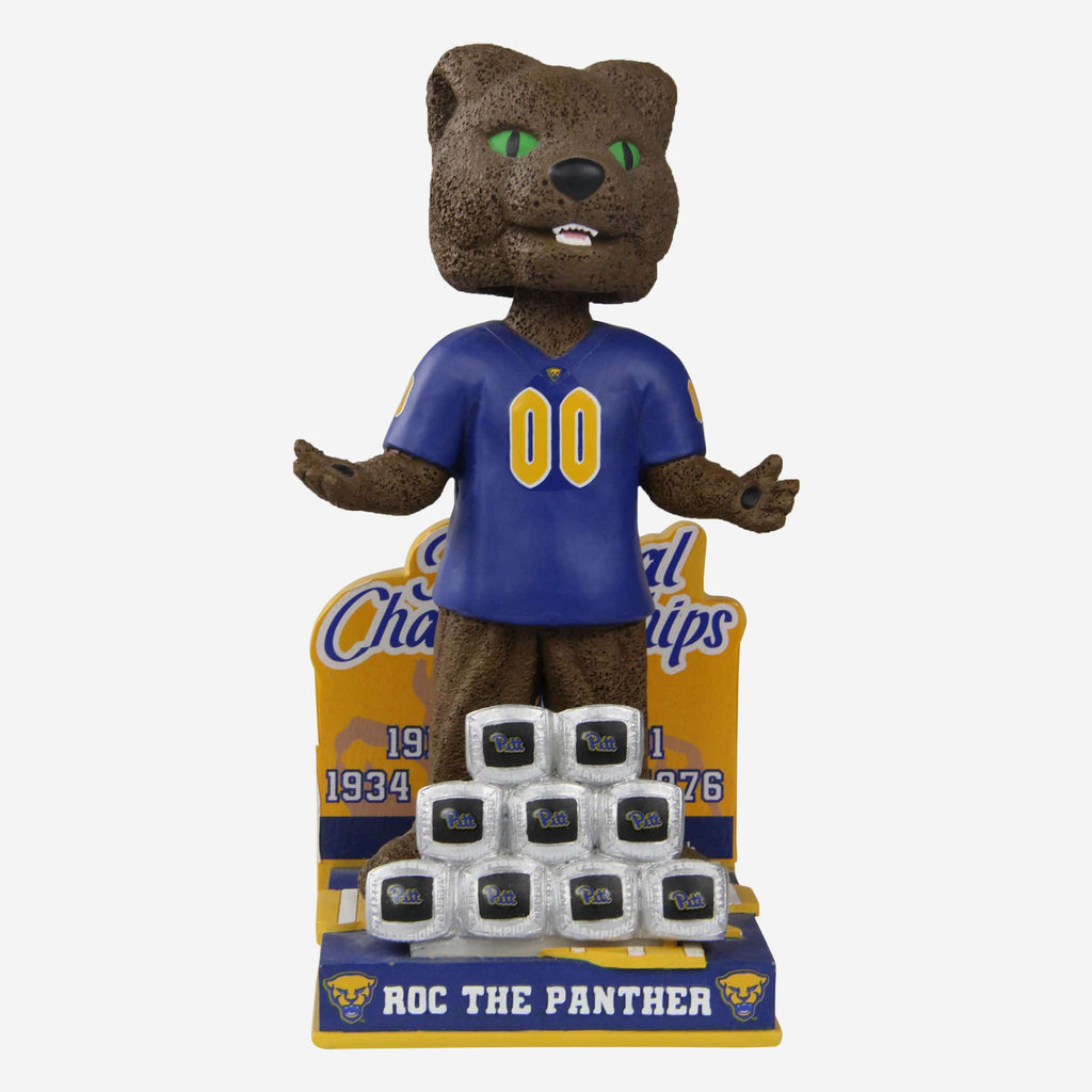 ROC the Panther Pittsburgh Panthers 9x National Championship Rings Mas FOCO