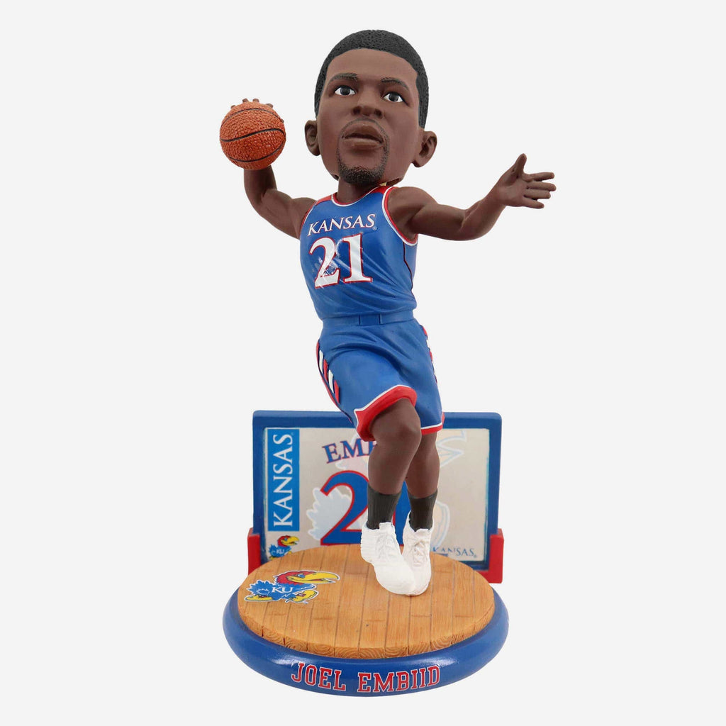 Joel Embiid Kansas Jayhawks Arena Bobblehead FOCO