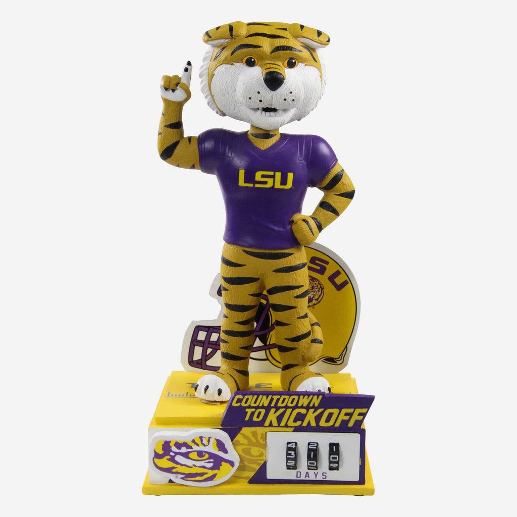 Mike The Tiger LSU Tigers Countdown To Kickoff Mascot Bobblehead FOCO