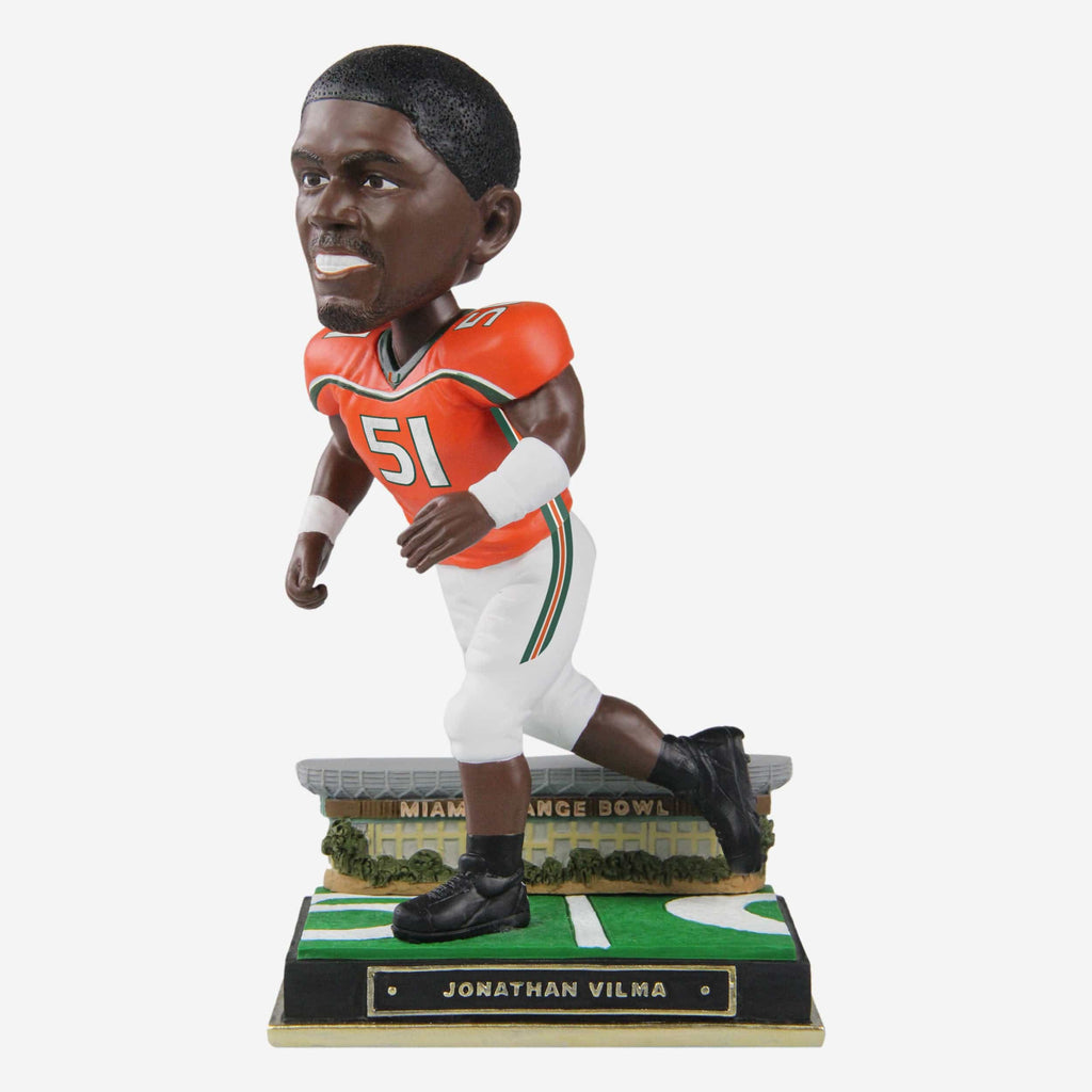 Jonathan Vilma Miami Hurricanes Gates Series Bobblehead FOCO