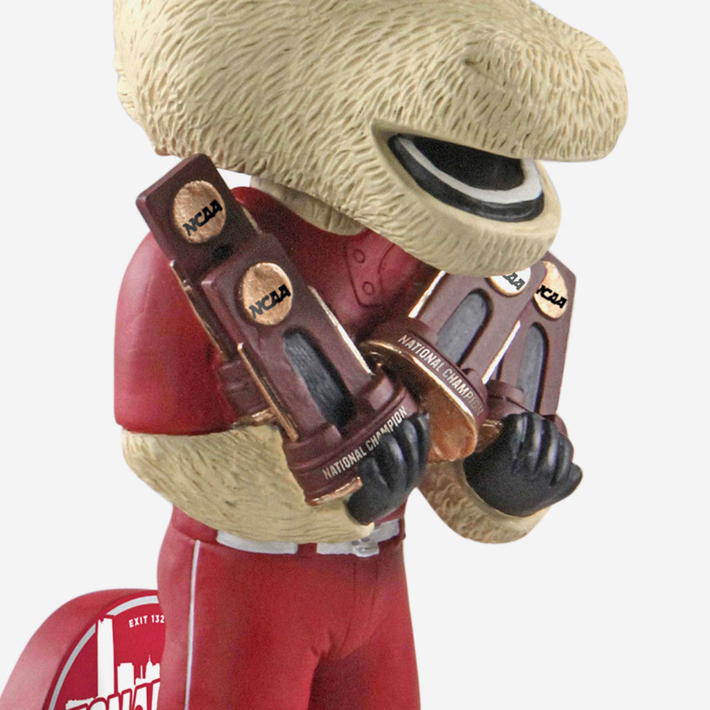 Boomer Oklahoma Sooners Mascot Softball Championship Bobblehead FOCO