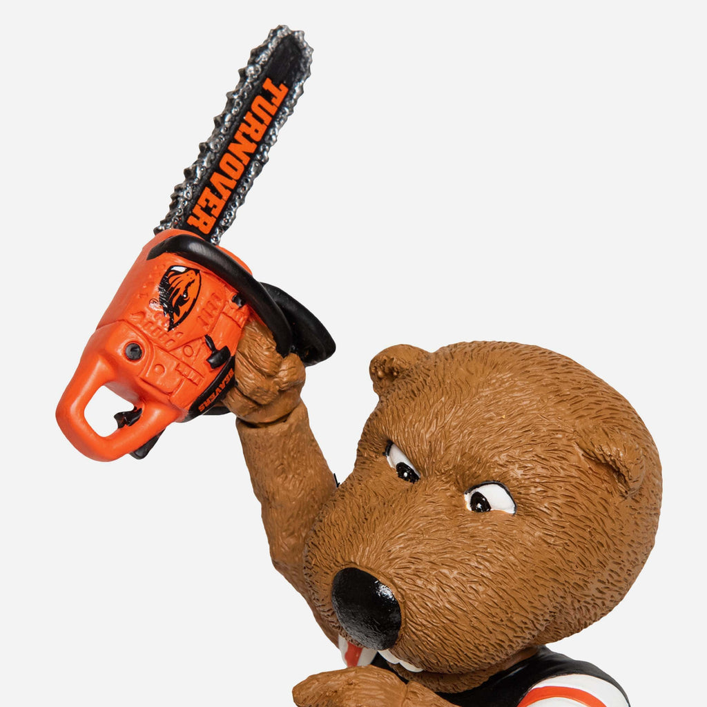 Benny Beaver Oregon State Beavers Turnover Chainsaw Bobblehead FOCO