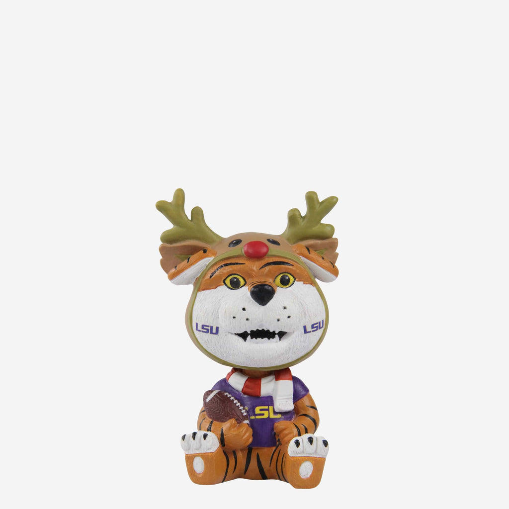 Mike The Tiger LSU Tigers Christmas Mascot Bobble Bro Mini Bobblehead FOCO