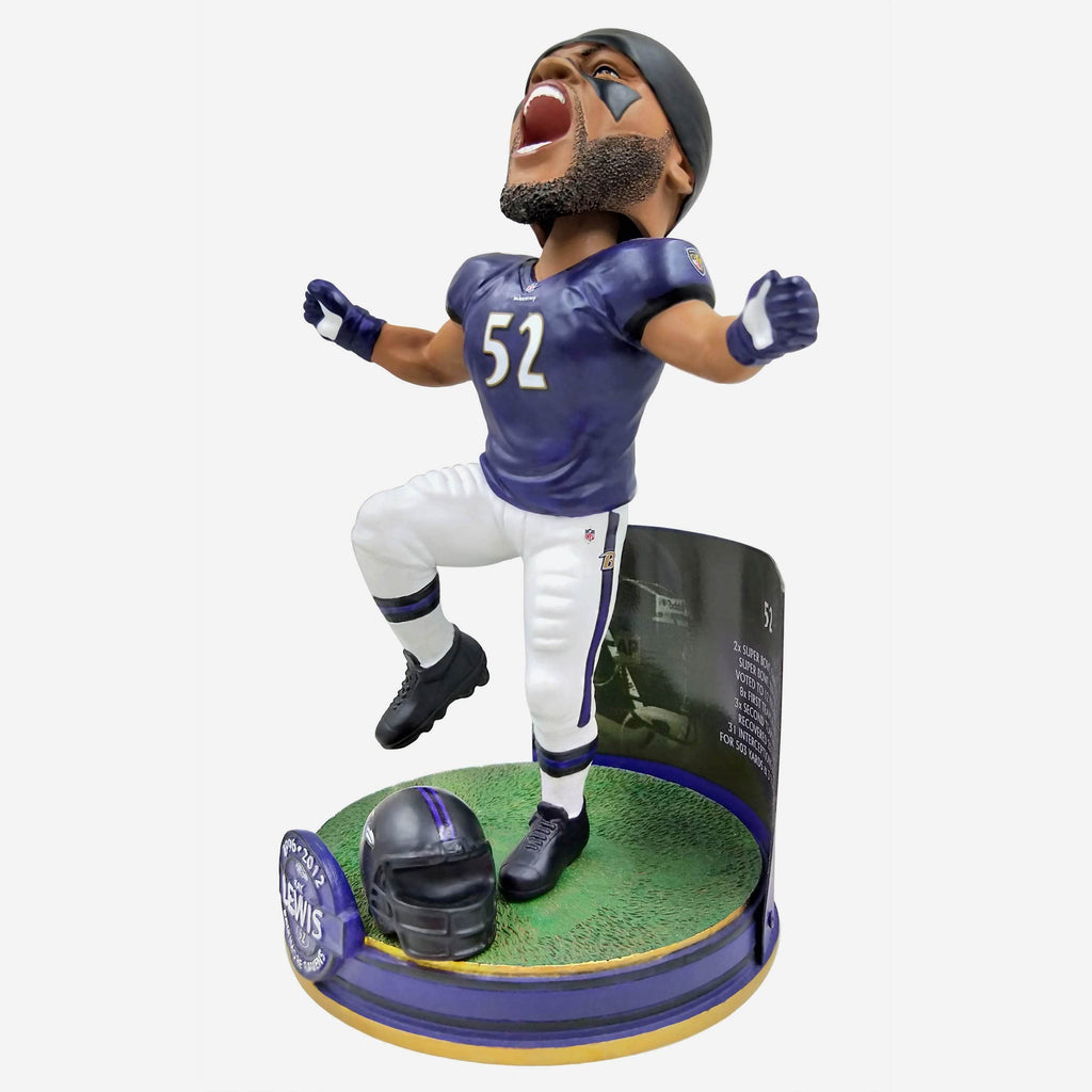Ray Lewis Baltimore Ravens NFL Career Stats Bobblehead FOCO
