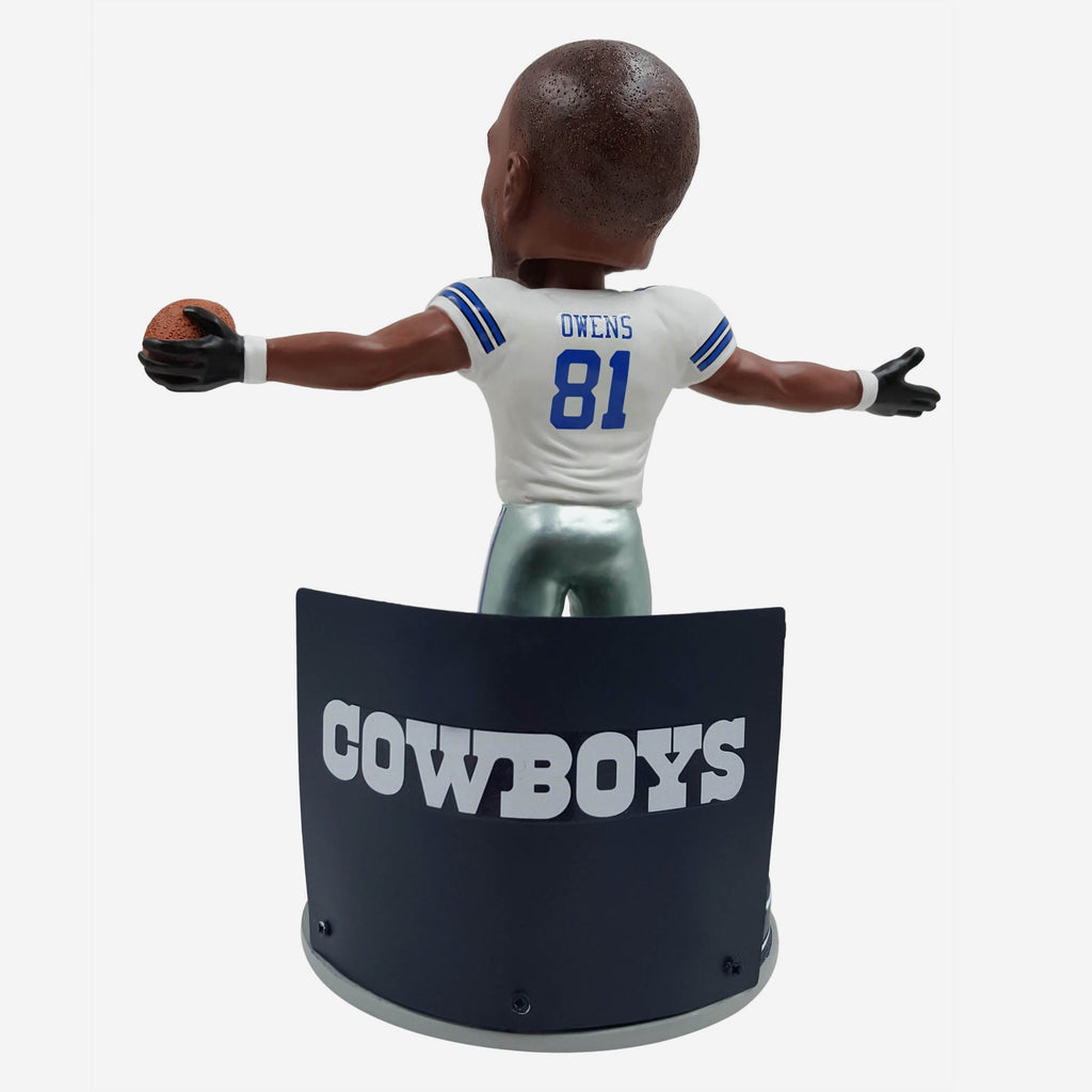 Terrell Owens Dallas Cowboys NFL Career Stats Bobblehead FOCO
