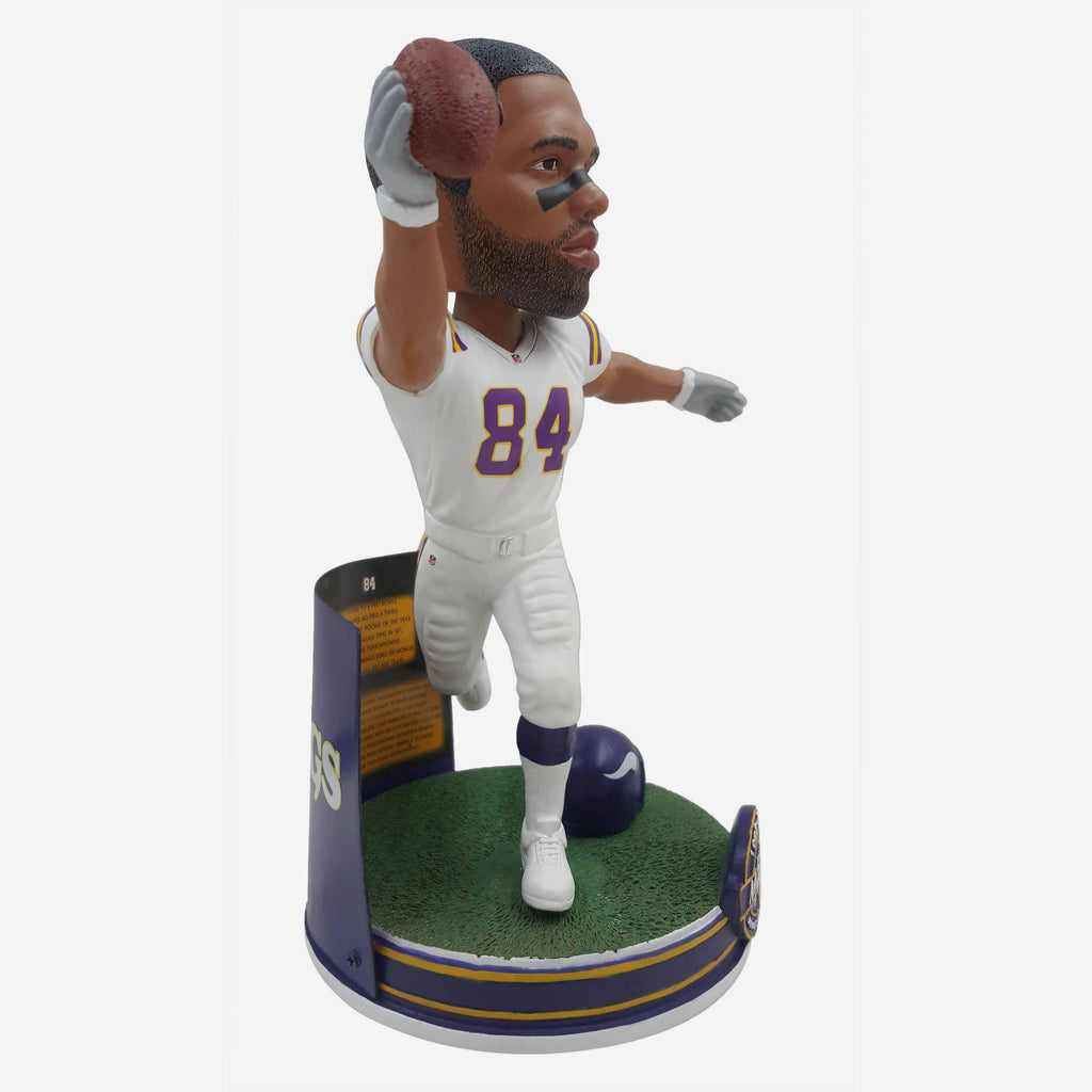 Randy Moss Minnesota Vikings NFL Career Stats Bobblehead FOCO