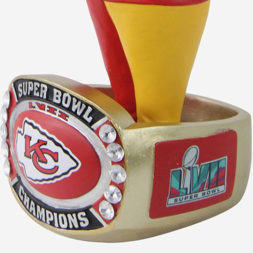 KC Wolf Kansas City Chiefs Super Bowl LVII Champions Ring Base Mascot FOCO