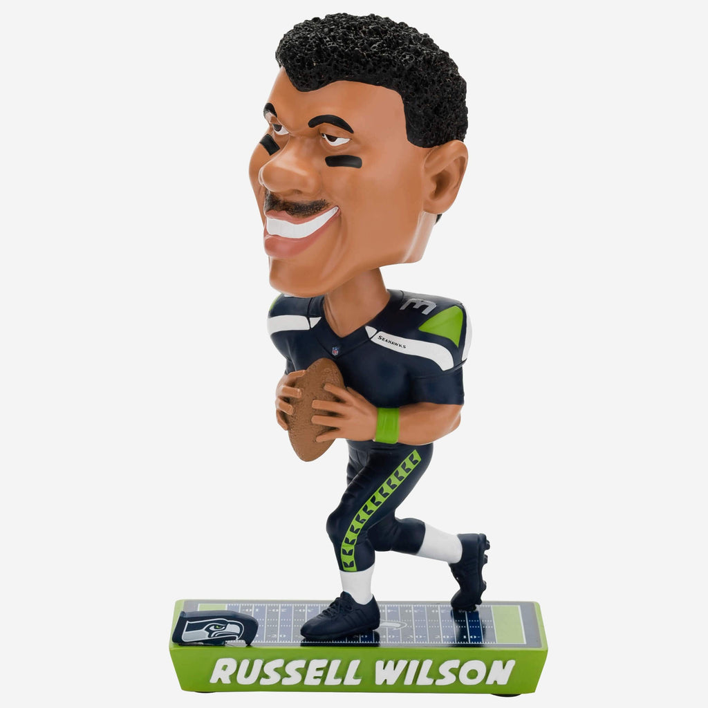 Russell Wilson Seattle Seahawks Caricature Bobblehead FOCO