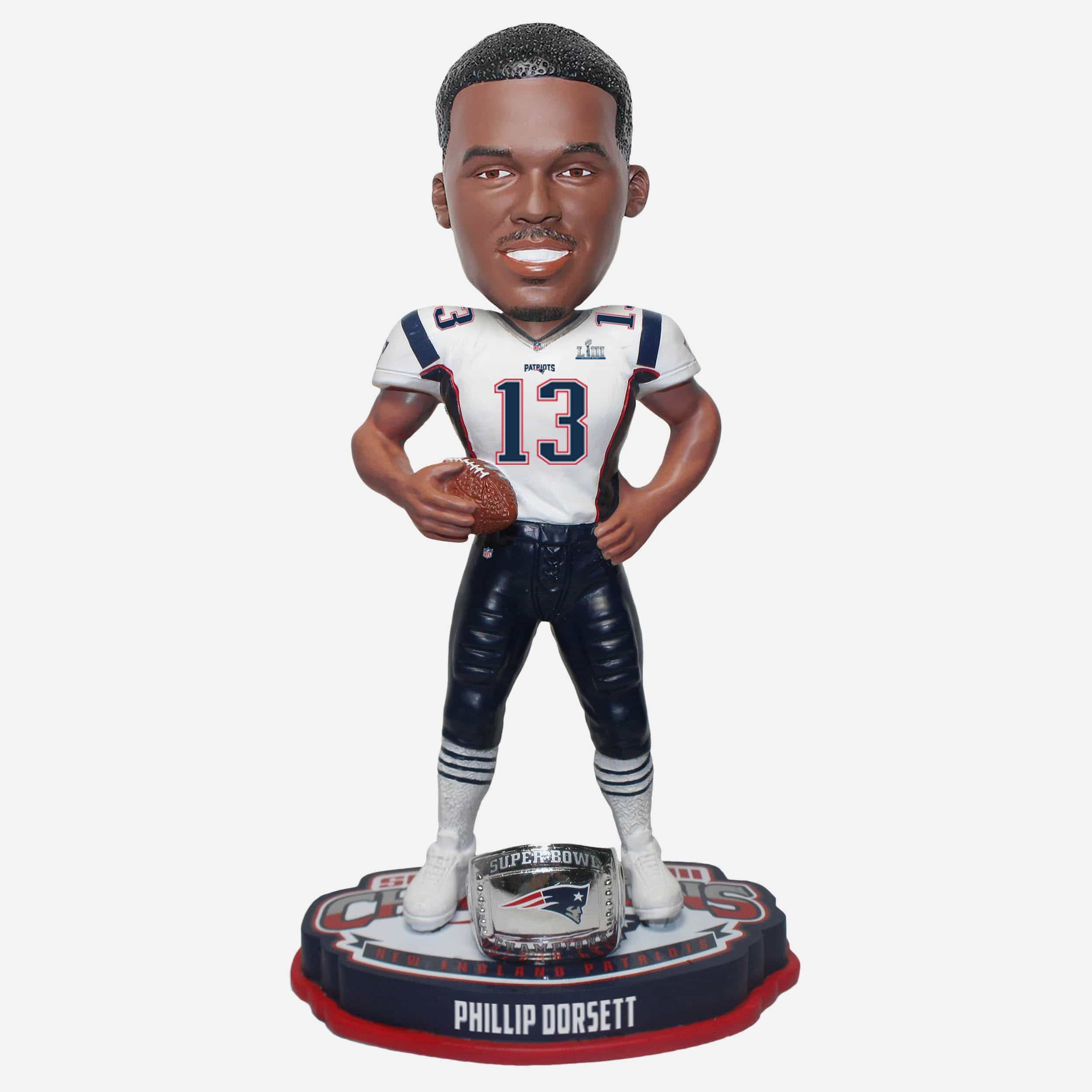 Phillip Dorsett New England Patriots Super Bowl LIII Champions Bobbleh FOCO