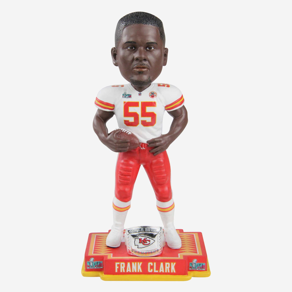 Frank Clark Kansas City Chiefs Super Bowl LVII Champions Bobblehead FOCO
