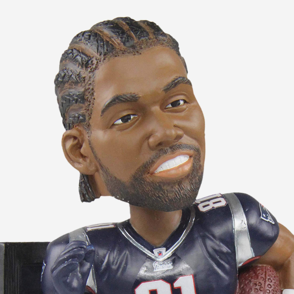 Randy Moss New England Patriots Framed Showcase Bobblehead FOCO