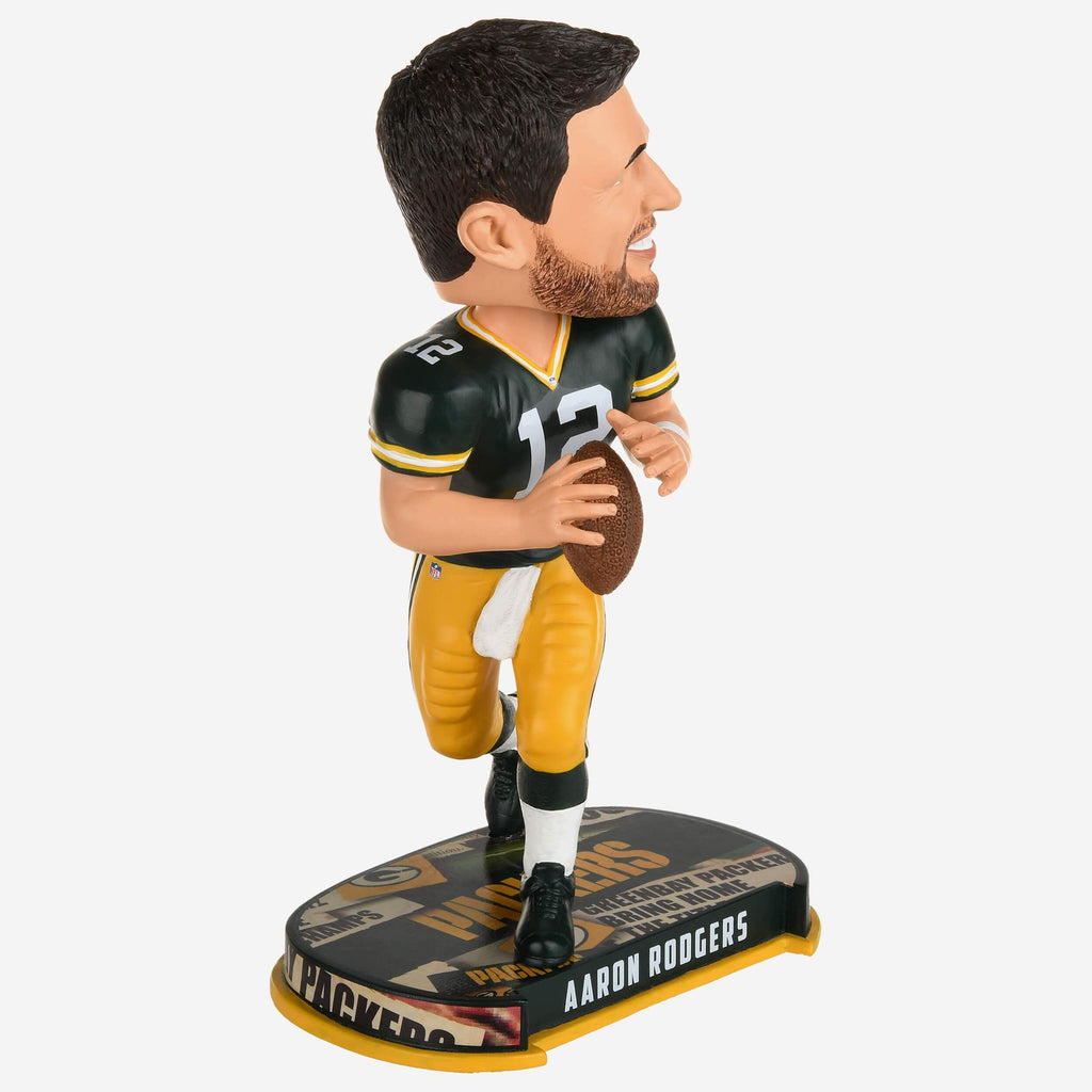 Aaron Rodgers Green Bay Packers Headline Bobblehead FOCO