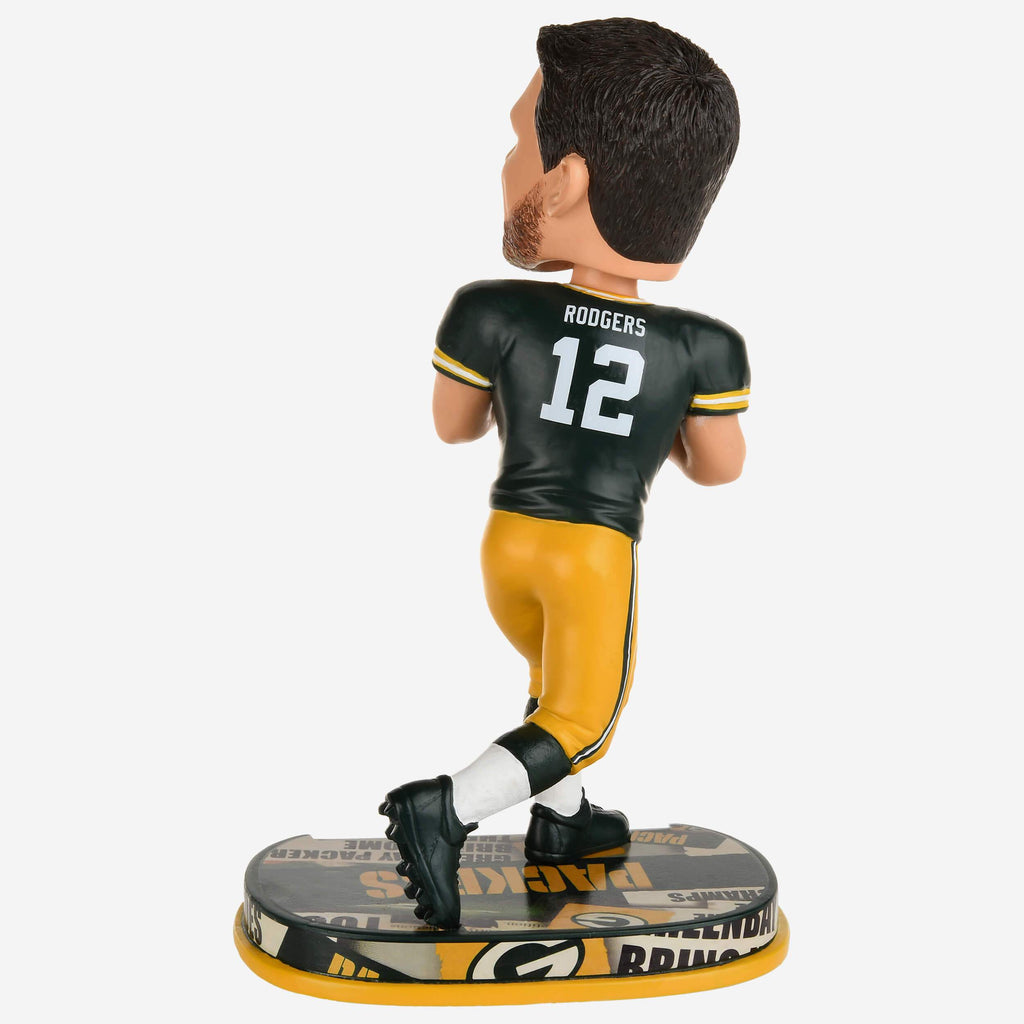 Aaron Rodgers Green Bay Packers Headline Bobblehead FOCO