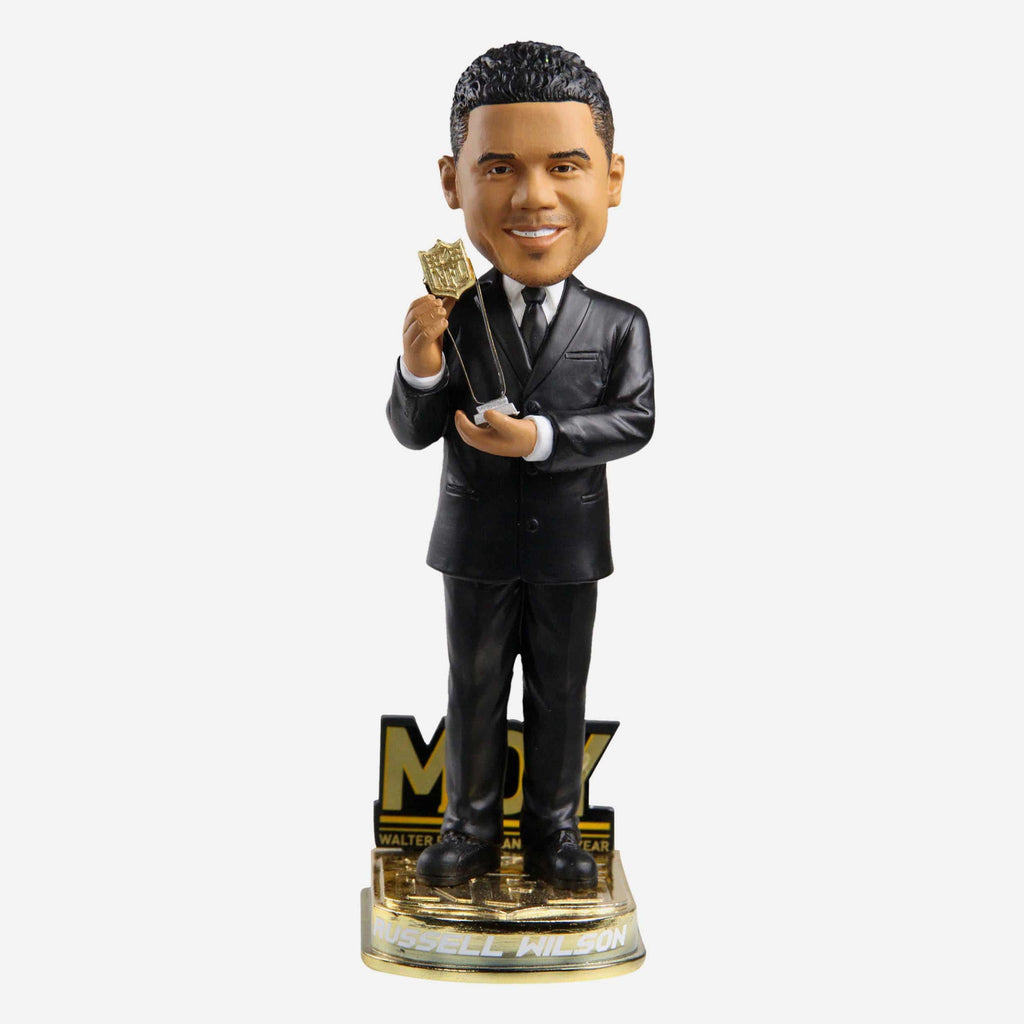 Russell Wilson Seattle Seahawks Man Of The Year Bobblehead FOCO