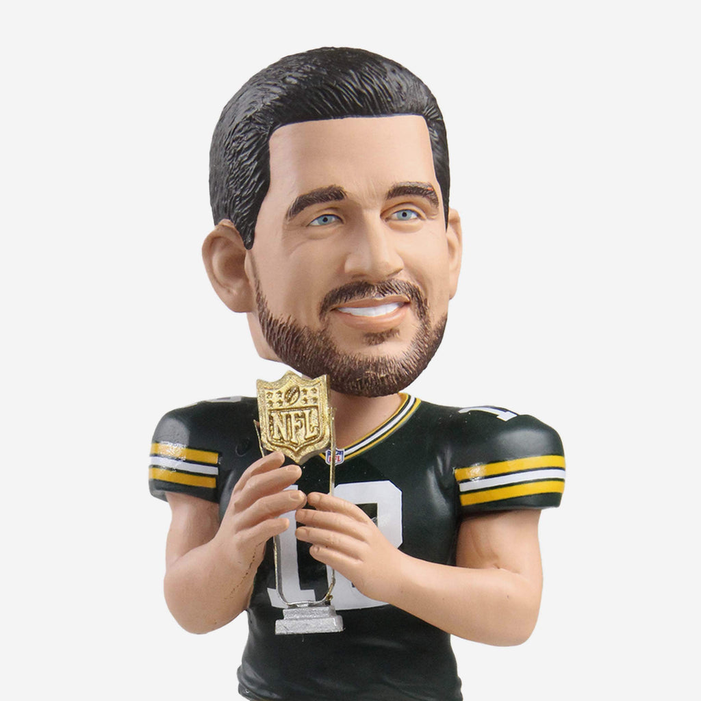Aaron Rodgers Green Bay Packers 3x MVP Bobblehead FOCO