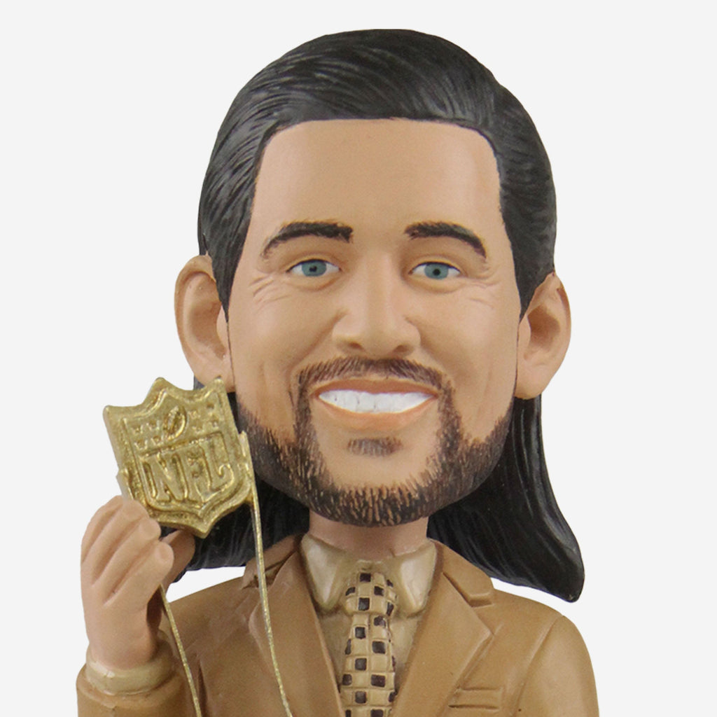 Aaron Rodgers Green Bay Packers 2021 4X MVP Bobblehead FOCO
