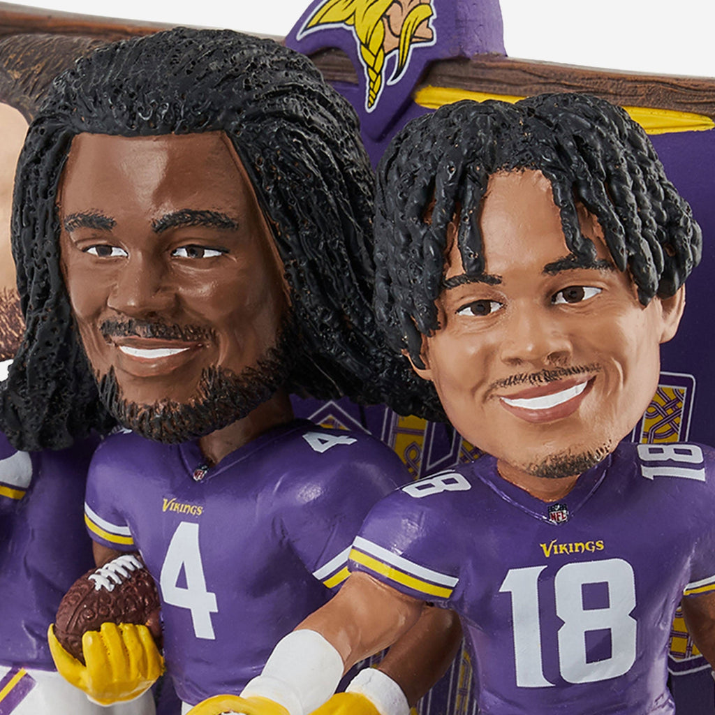 Minnesota Vikings Biggest Comeback In NFL History Mini Bobblehead Scen FOCO