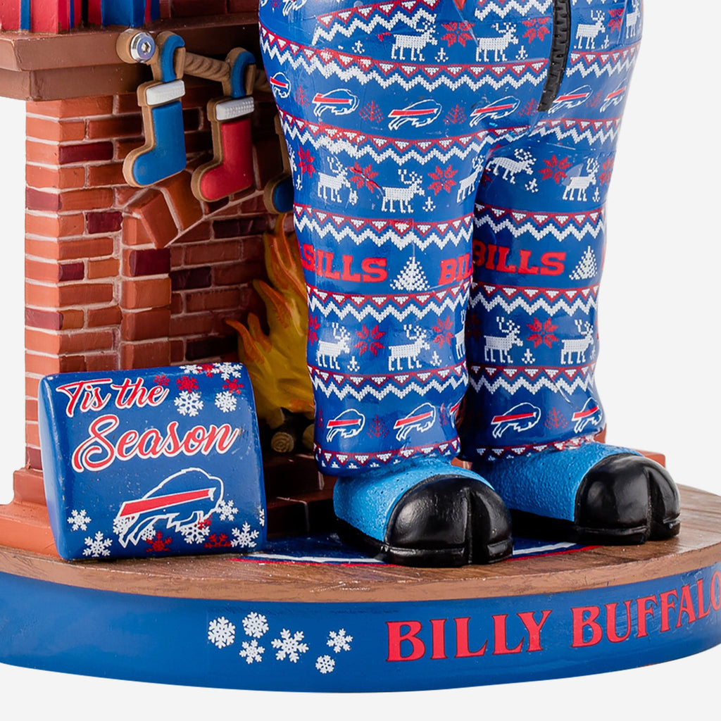 Billy Buffalo Bills Holiday Mascot Bobblehead FOCO