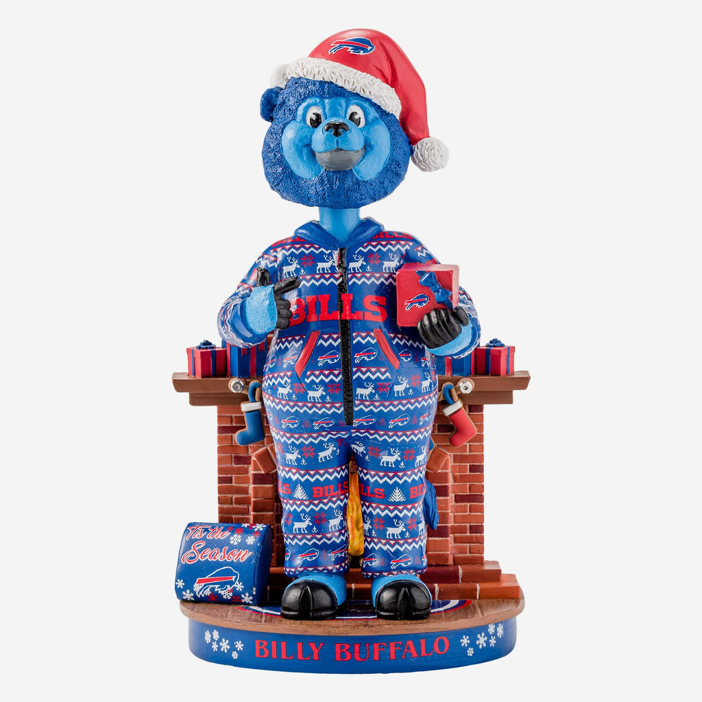 Billy Buffalo Bills Holiday Mascot Bobblehead FOCO