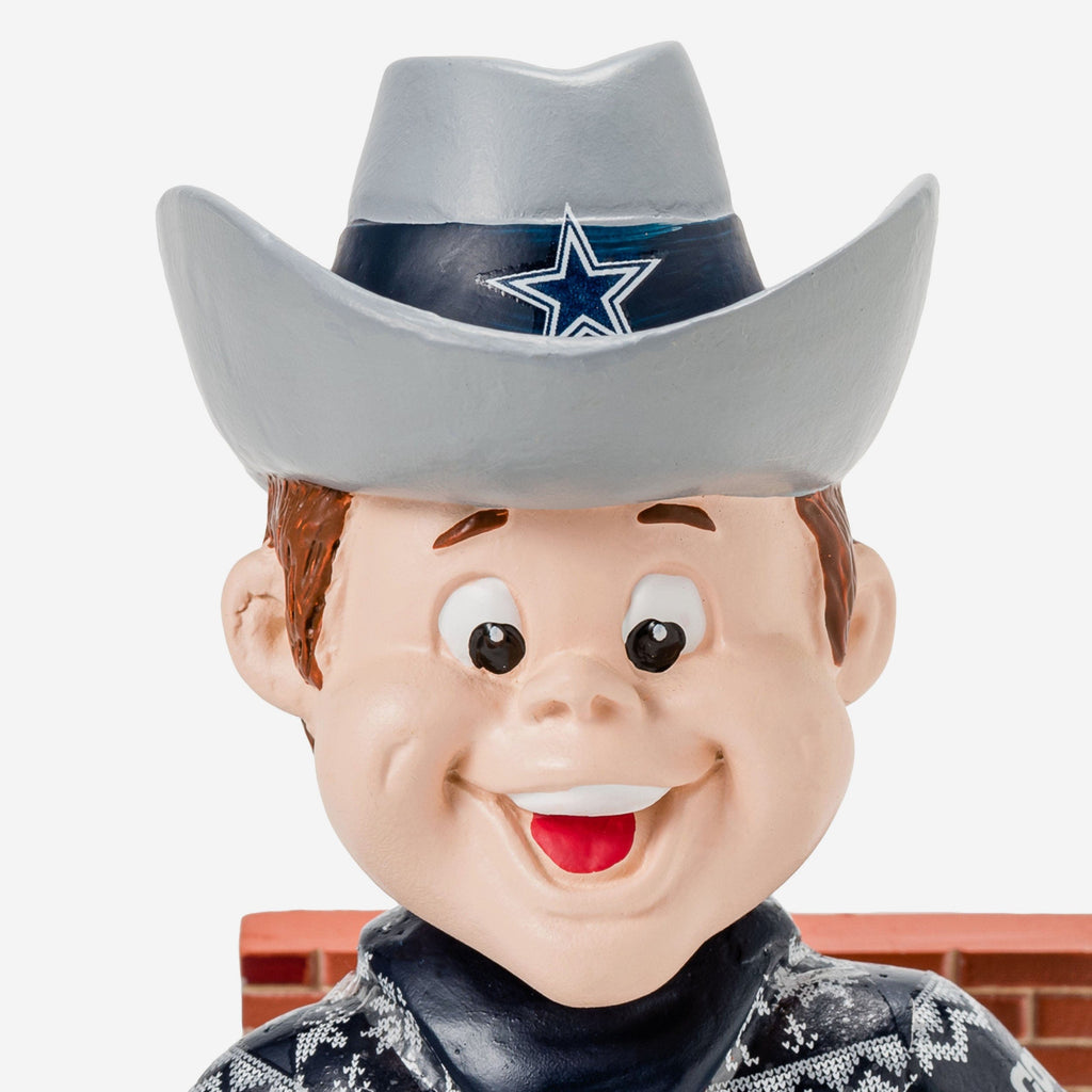 Rowdy Dallas Cowboys Holiday Mascot Bobblehead FOCO