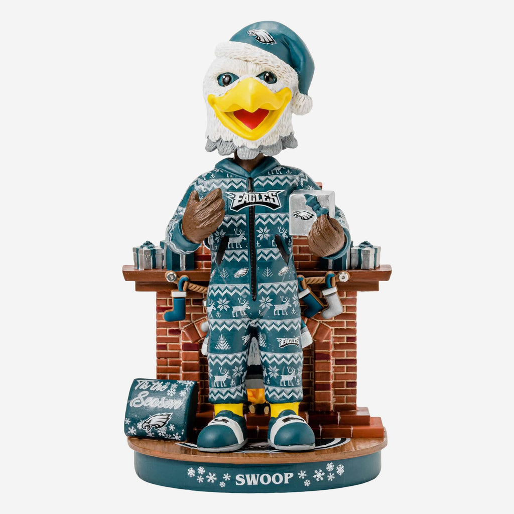 Swoop Philadelphia Eagles Holiday Mascot Bobblehead FOCO