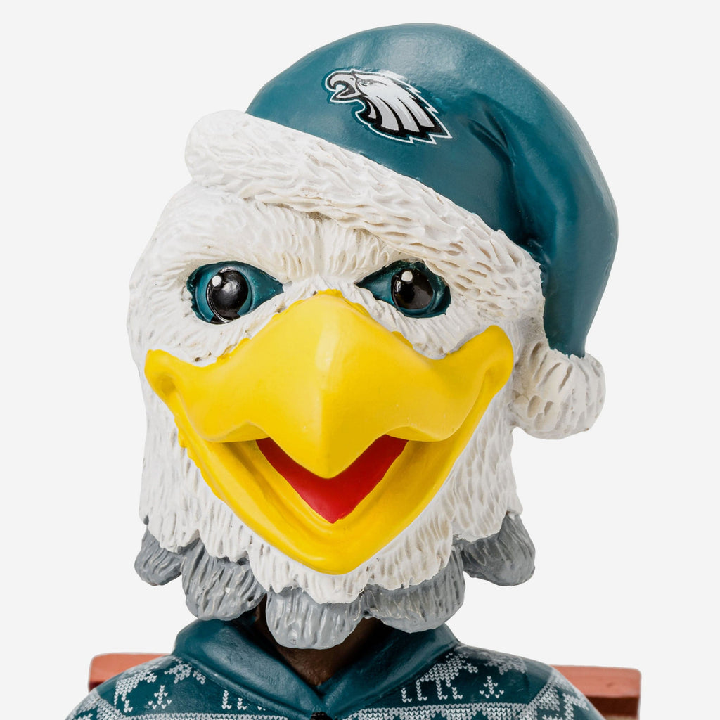 Swoop Philadelphia Eagles Holiday Mascot Bobblehead FOCO