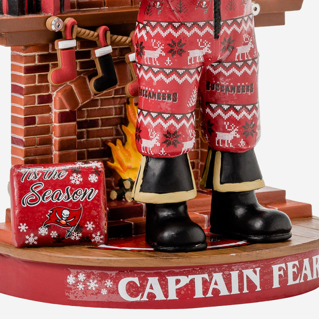 Captain Fear Tampa Bay Buccaneers Holiday Mascot Bobblehead FOCO