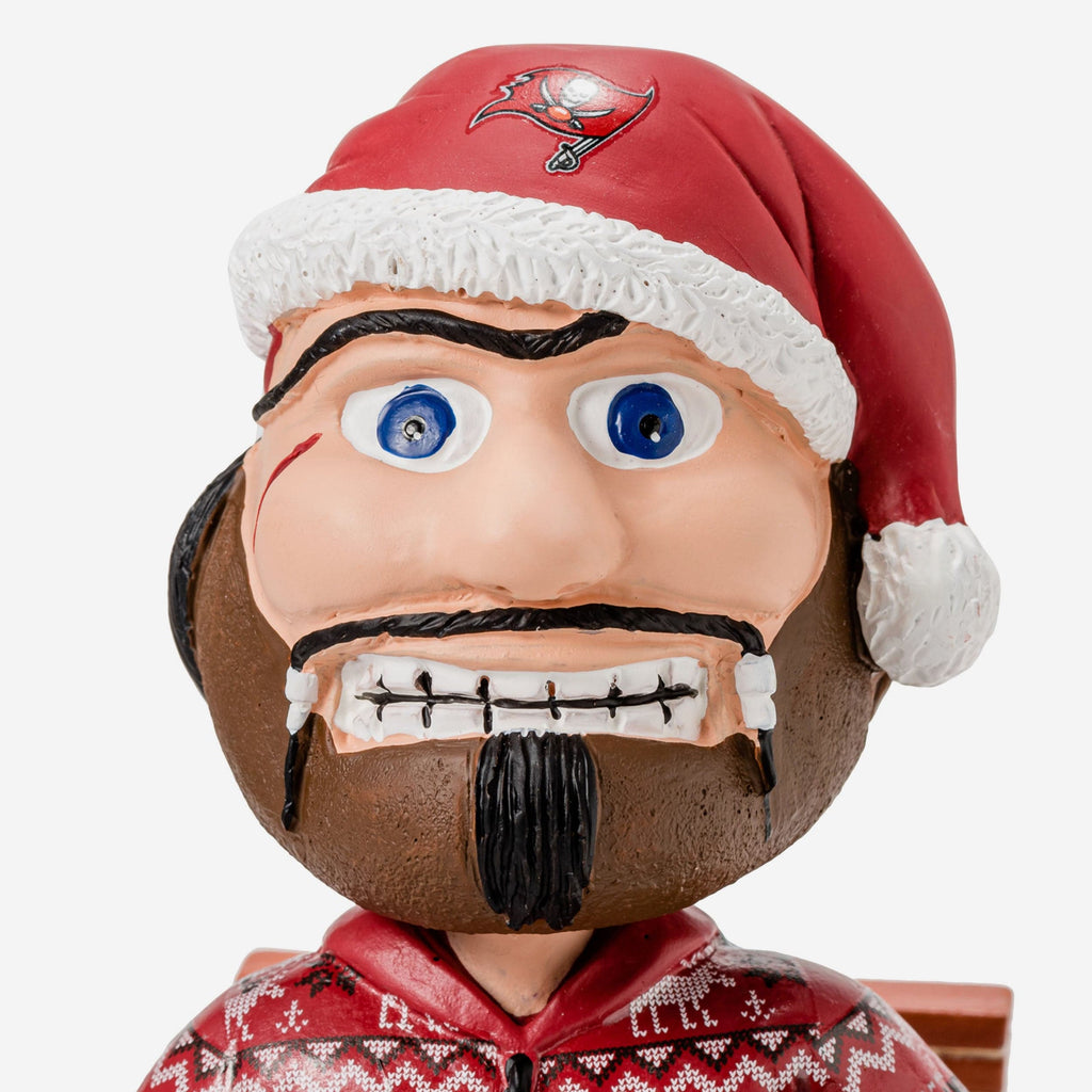 Captain Fear Tampa Bay Buccaneers Holiday Mascot Bobblehead FOCO