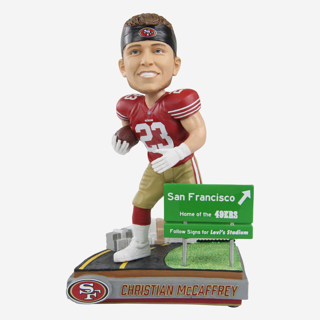 Christian McCaffrey San Francisco 49ers Next Stop Bobblehead FOCO