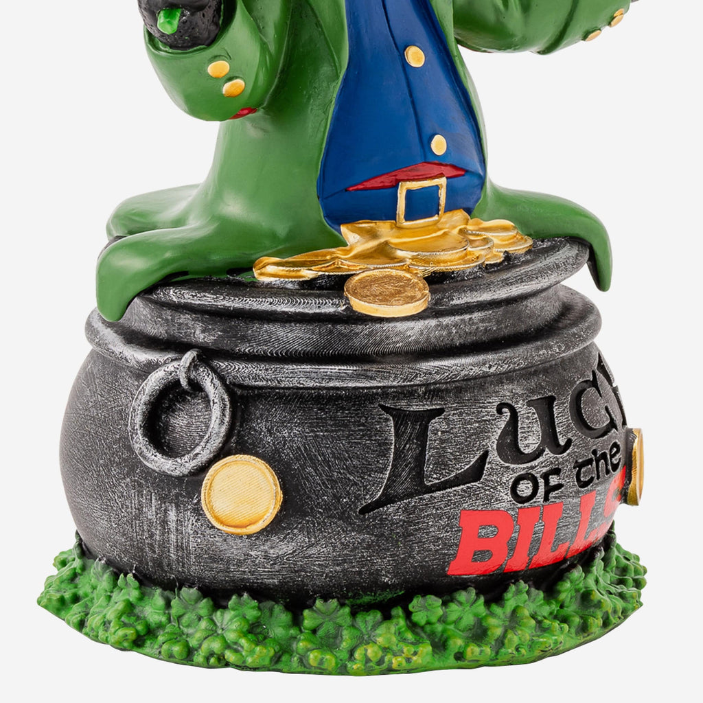 Billy Buffalo Buffalo Bills Bills Saint Patricks Day Mascot Bobblehead FOCO