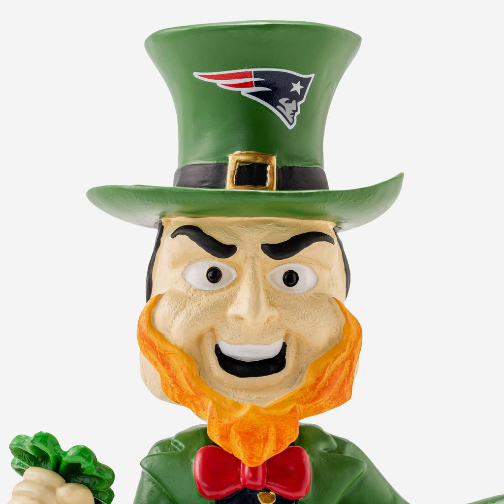 Pat the Patriot New England Patriots Saint Patricks Day Mascot Bobbleh FOCO