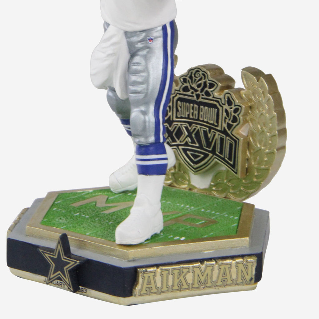 Troy Aikman Dallas Cowboys Super Bowl XXVII MVP 30th Anniversary Bobbl FOCO