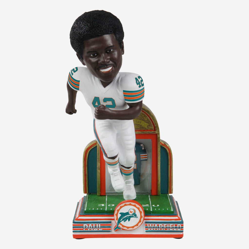 Paul Warfield Miami Dolphins 1972 Perfect Season 50th Anniversary Bobb FOCO