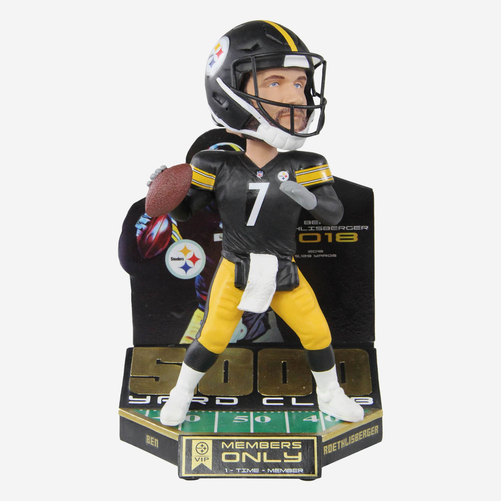 Ben Roethlisberger Pittsburgh Steelers 5000 Passing Yard Bobblehead FOCO