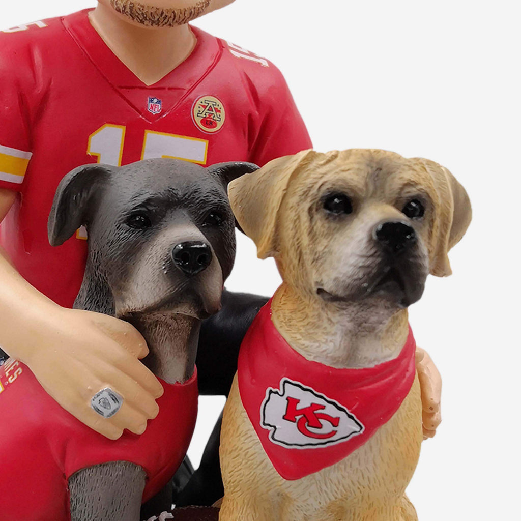 Patrick Mahomes Kansas City Chiefs Dogs Bobblehead FOCO