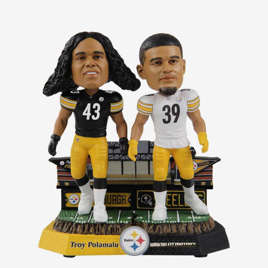 Troy Polamalu & Minkah Fitzpatrick Pittsburgh Steelers Then And Now Bo FOCO