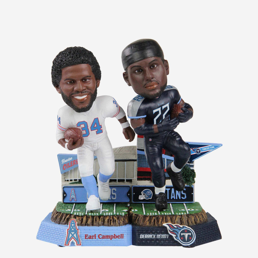 Earl Campbell & Derrick Henry Tennessee Titans Then And Now Bobblehead FOCO
