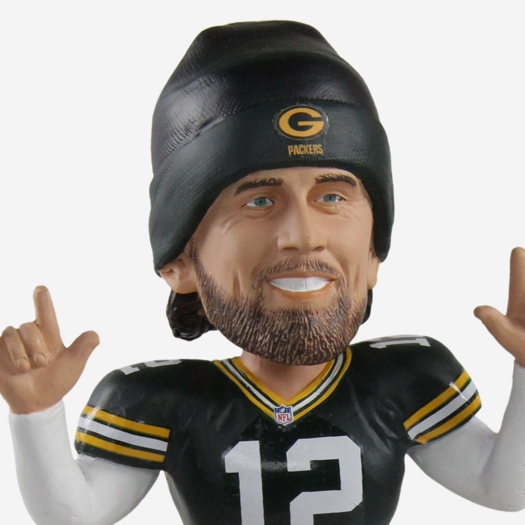 Aaron Rodgers Green Bay Packers Franchise Touchdown Record Bobblehead FOCO
