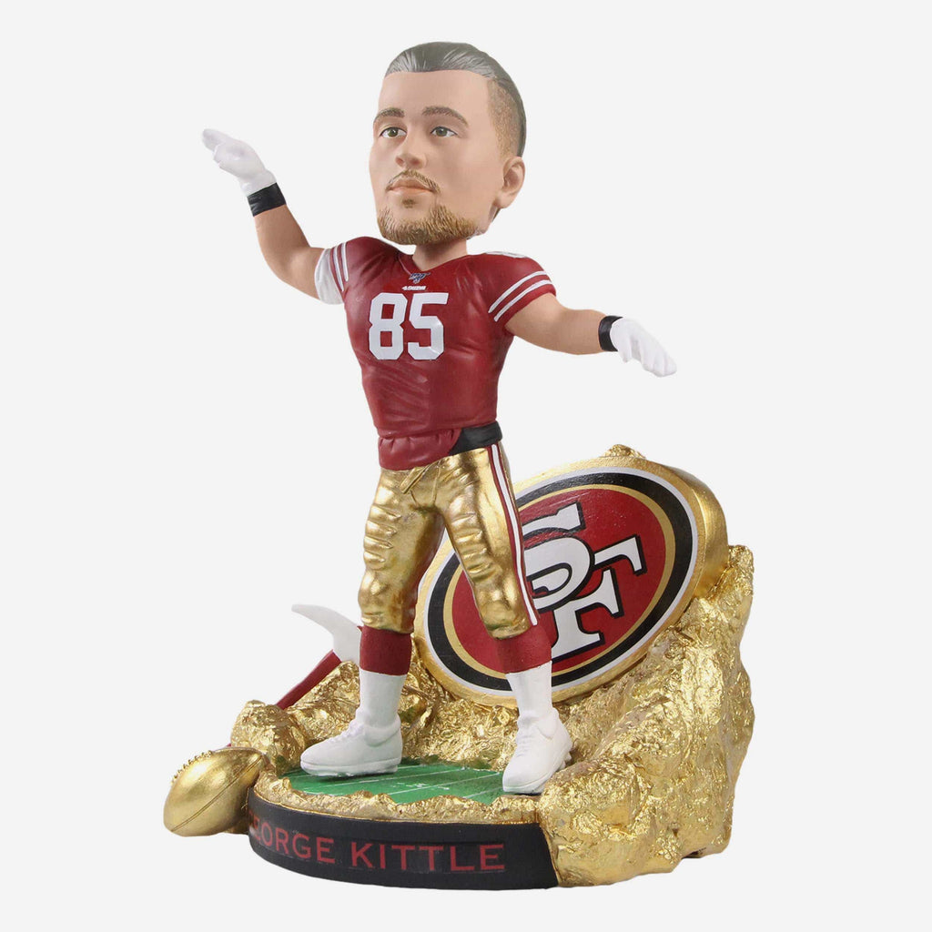 George Kittle San Francisco 49ers Gold Rush Bobblehead FOCO