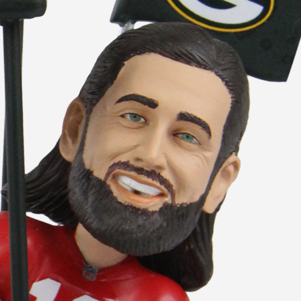 Aaron Rodgers & David Bakhtiari Green Bay Packers Golf Cart Bobblehead FOCO