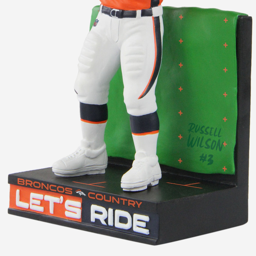 Russell Wilson Denver Broncos Lets Ride Bobblehead FOCO
