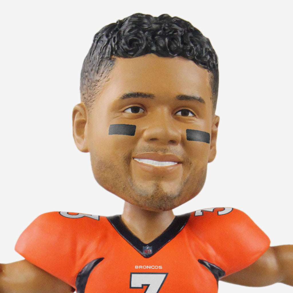 Russell Wilson Denver Broncos Lets Ride Bobblehead FOCO