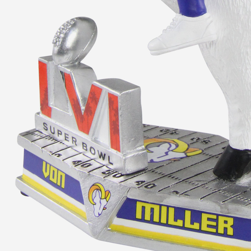 Von Miller Los Angeles Rams Riding Ram Bobblehead FOCO