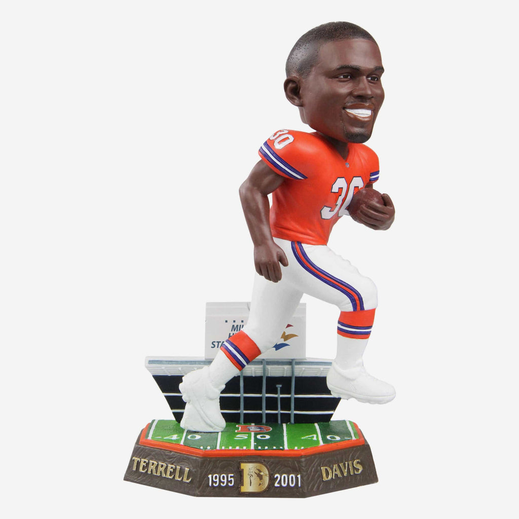 Terrell Davis Denver Broncos Retired Pro Gate Series Bobblehead FOCO