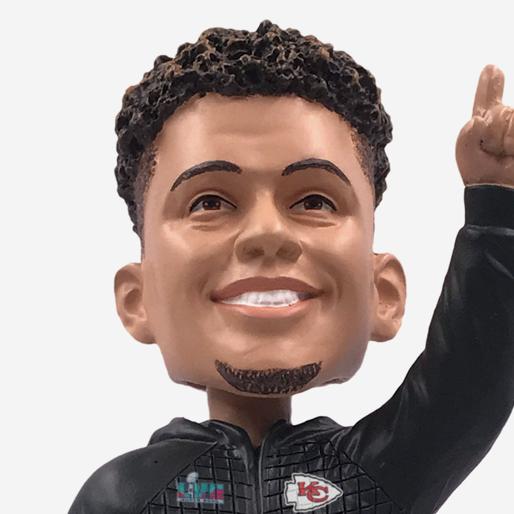 Patrick Mahomes Kansas City Chiefs Super Bowl LVII Outfit Bobblehead FOCO