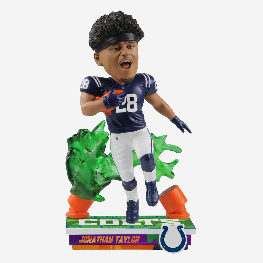 Jonathan Taylor Indianapolis Colts Slime Zone Bobblehead FOCO