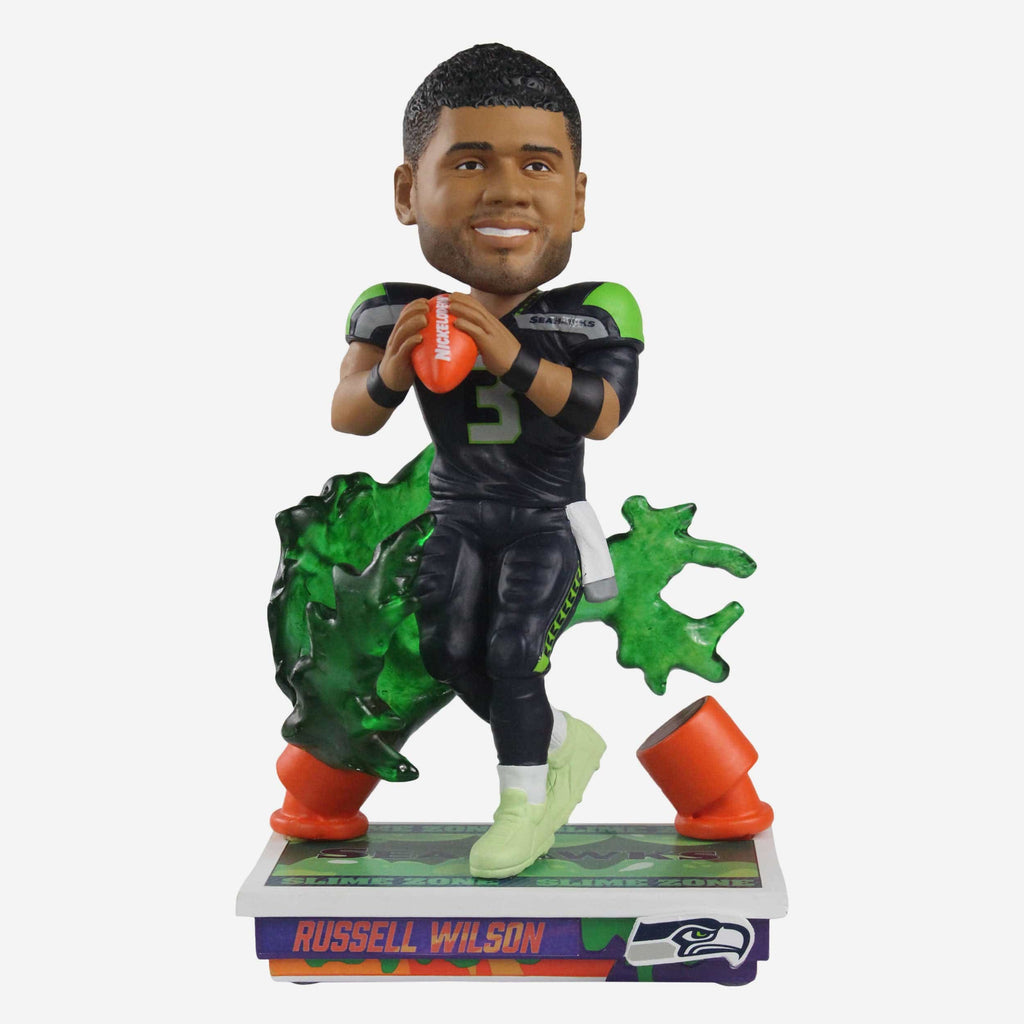 Russell Wilson Seattle Seahawks Slime Zone Bobblehead FOCO