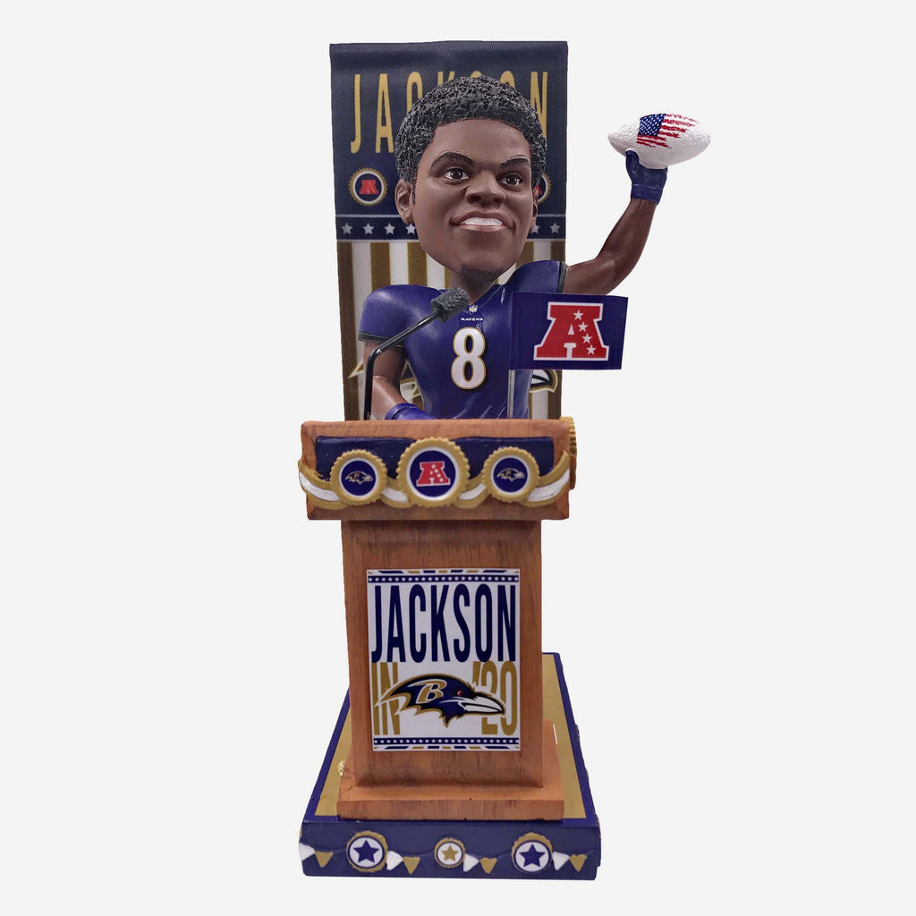 Lamar Jackson Baltimore Ravens Swing Vote Series Bobblehead FOCO