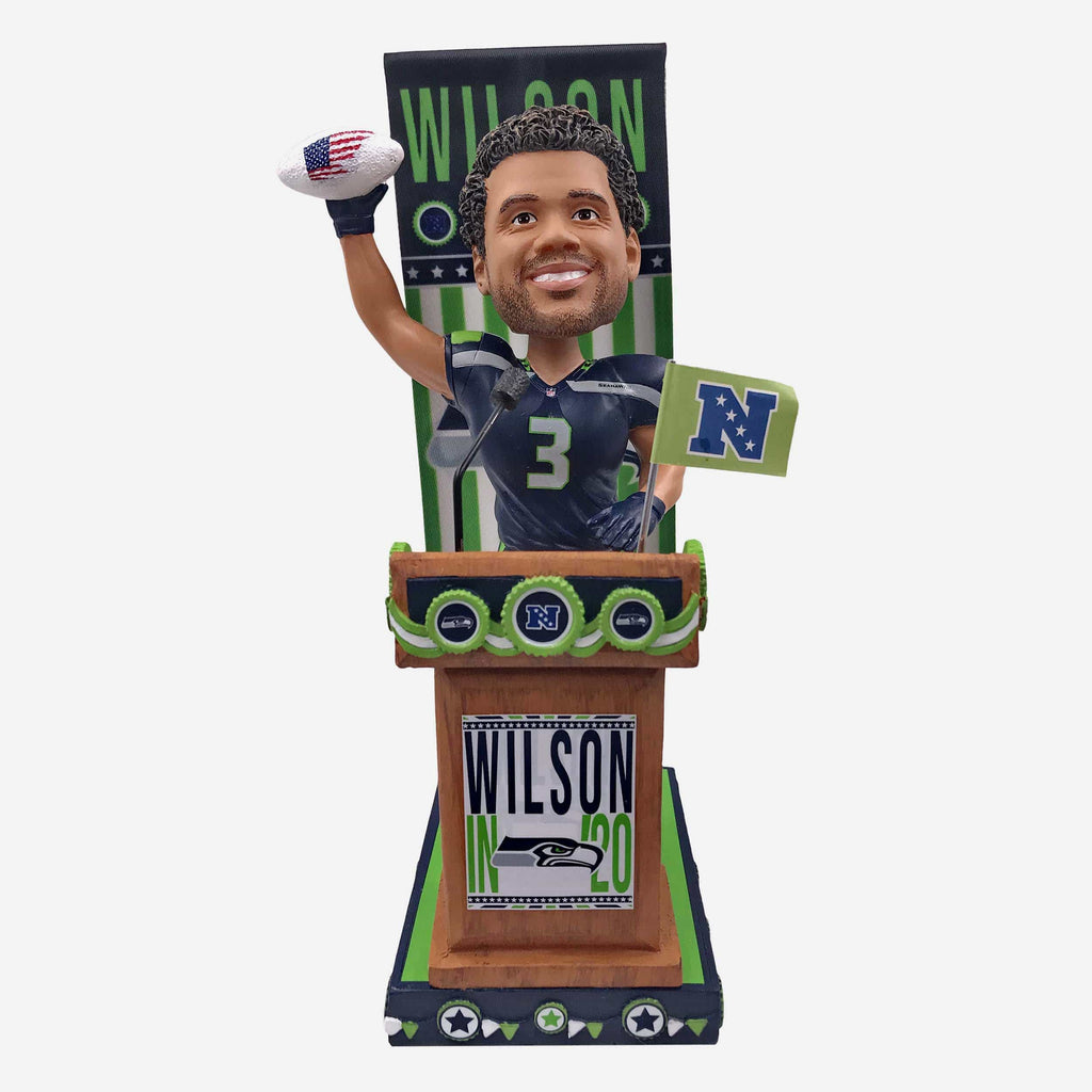 Russell Wilson Seattle Seahawks Swing Vote Series Bobblehead FOCO